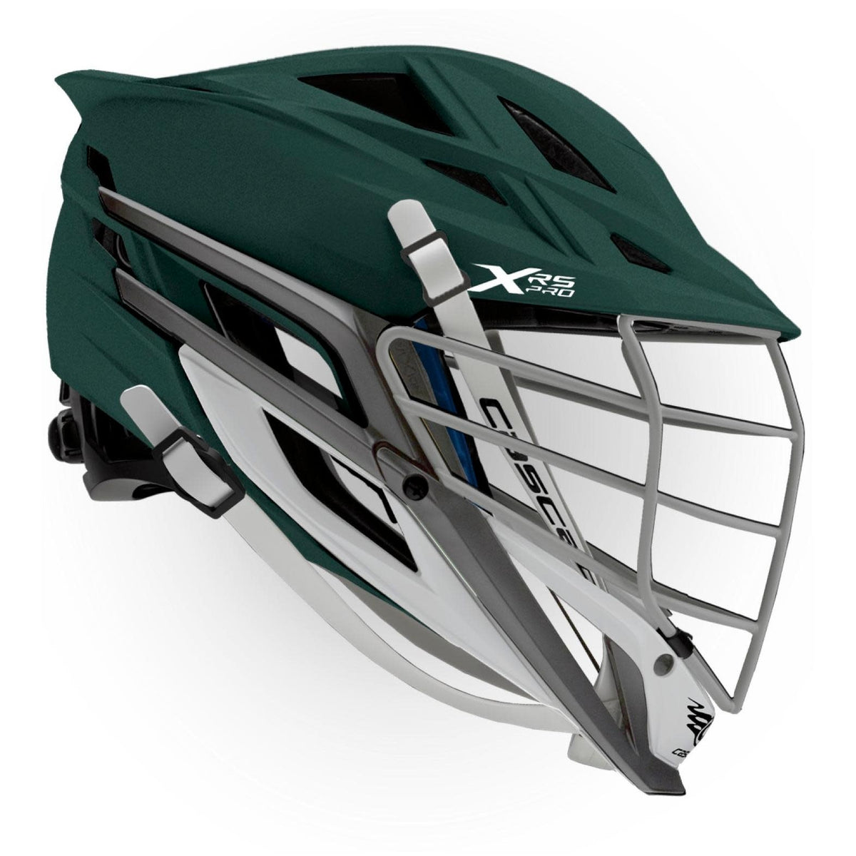 Cascade XRS Pro Lacrosse Helmet Grey Pearl Matte Green White Grey ...