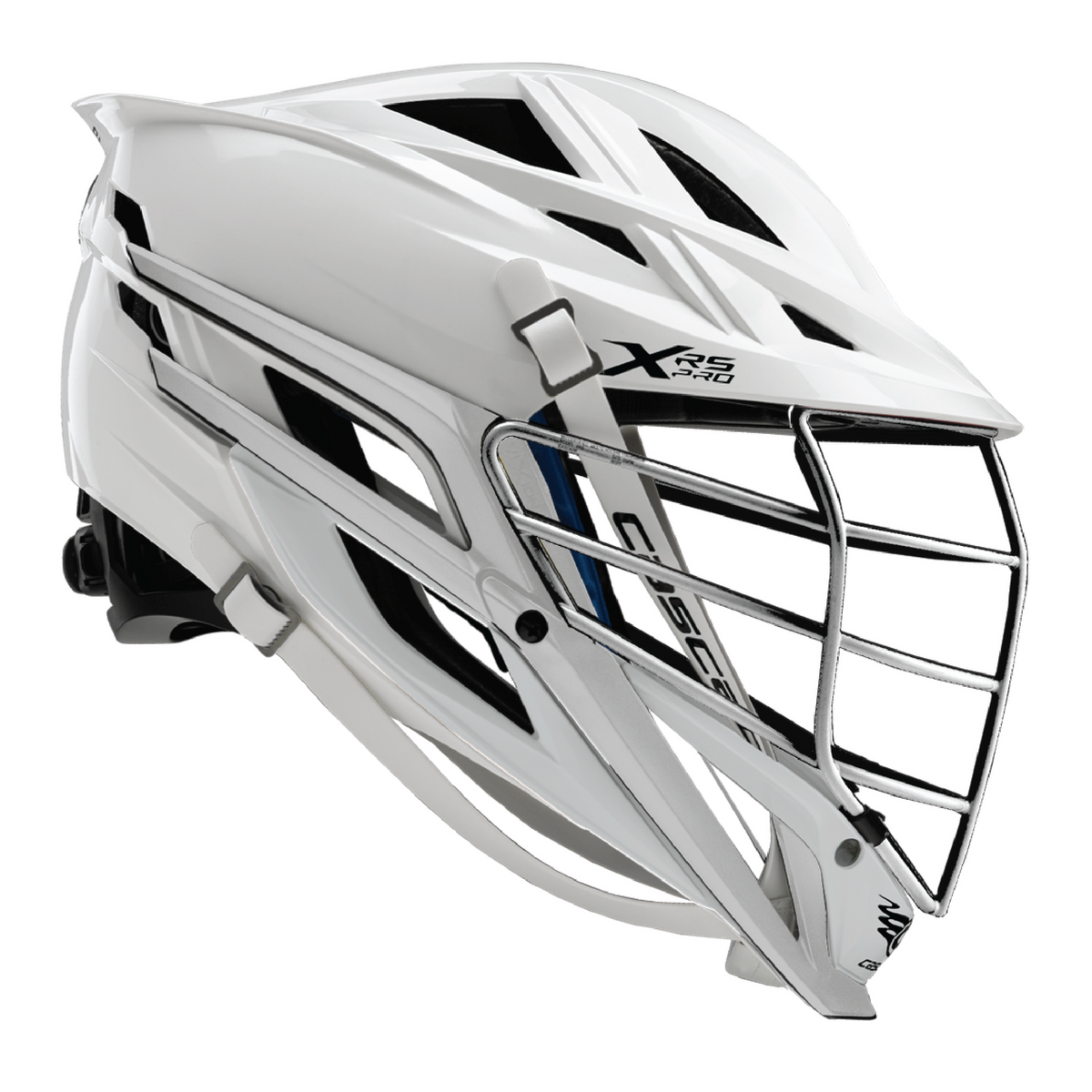 Cascade XRS Pro Lacrosse Helmet Chrome White – Sling It! Lacrosse